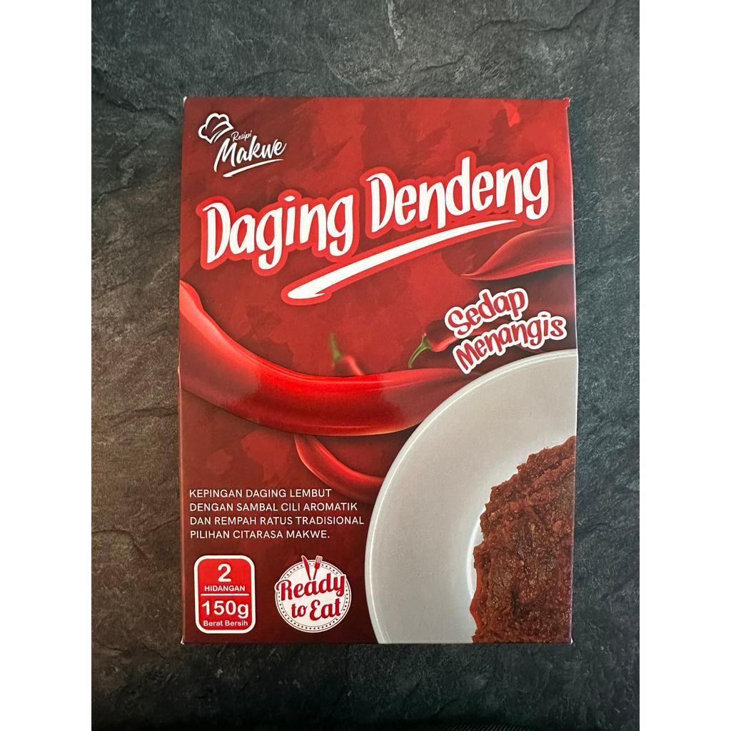 Daging Dendeng Resipi Makwe 150g Ready To Eat Sambal Rendang | Shopee ...