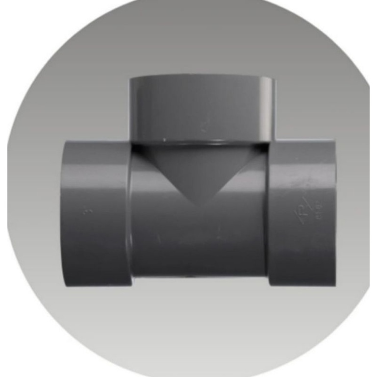 Pvc paralon pipe T tee connection fitting tool size 4 4 x 3 4 x 2 inch ...