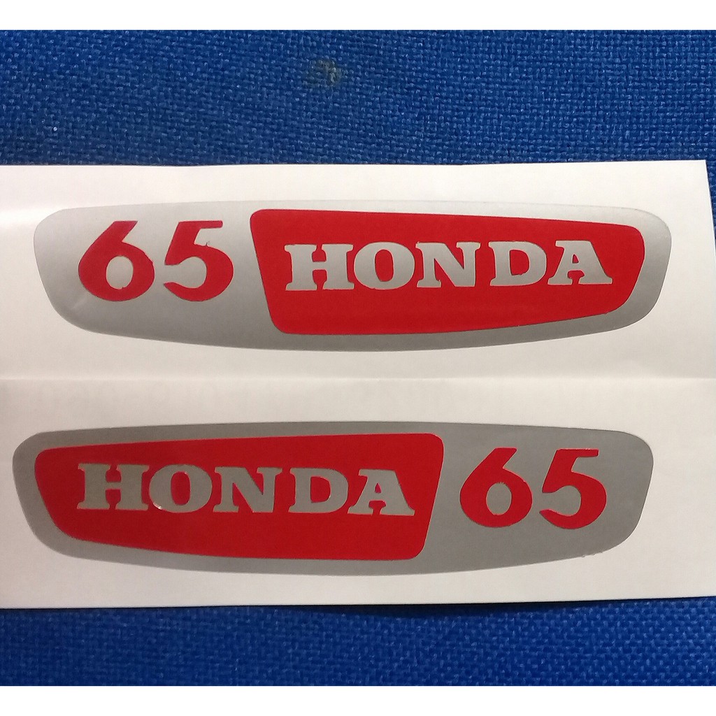 20230830-302 STICKER HONDA C65 ORACAL CLEAR COATED STICKER 2D Body ...