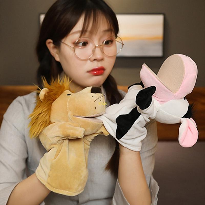 Cute Plush Animal Finger Puppet Soft Toy Puppet for Preschool Props ...