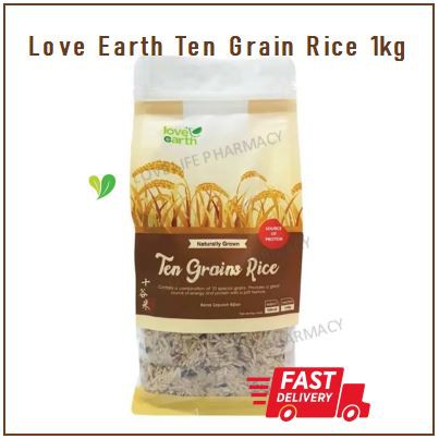 Love Earth Ten Grain Rice 1kg Ten Grains 有机十谷米 | Shopee Malaysia