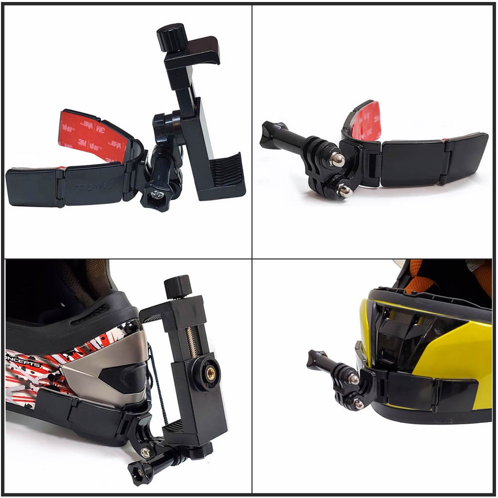 GoPro Full Face Helmet Chin Mount Holder for GoPro Hero 9 8 7 4K Camera ...