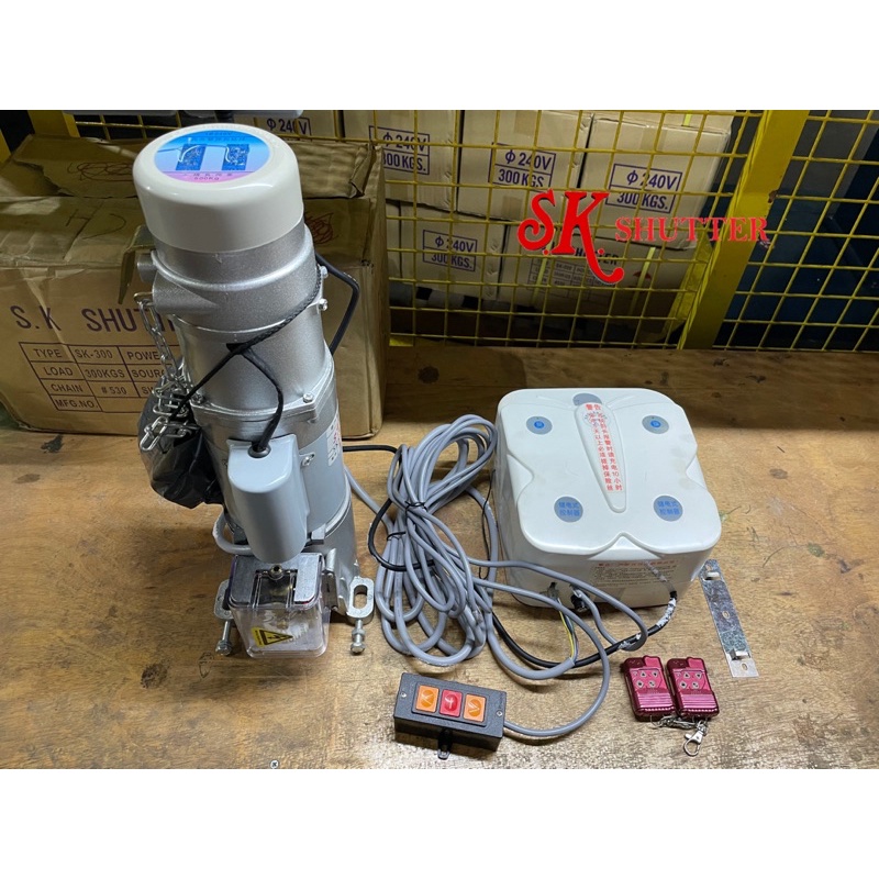 Roller Shutter Motor 500KG With Battery Backup & Remote Control Full ...