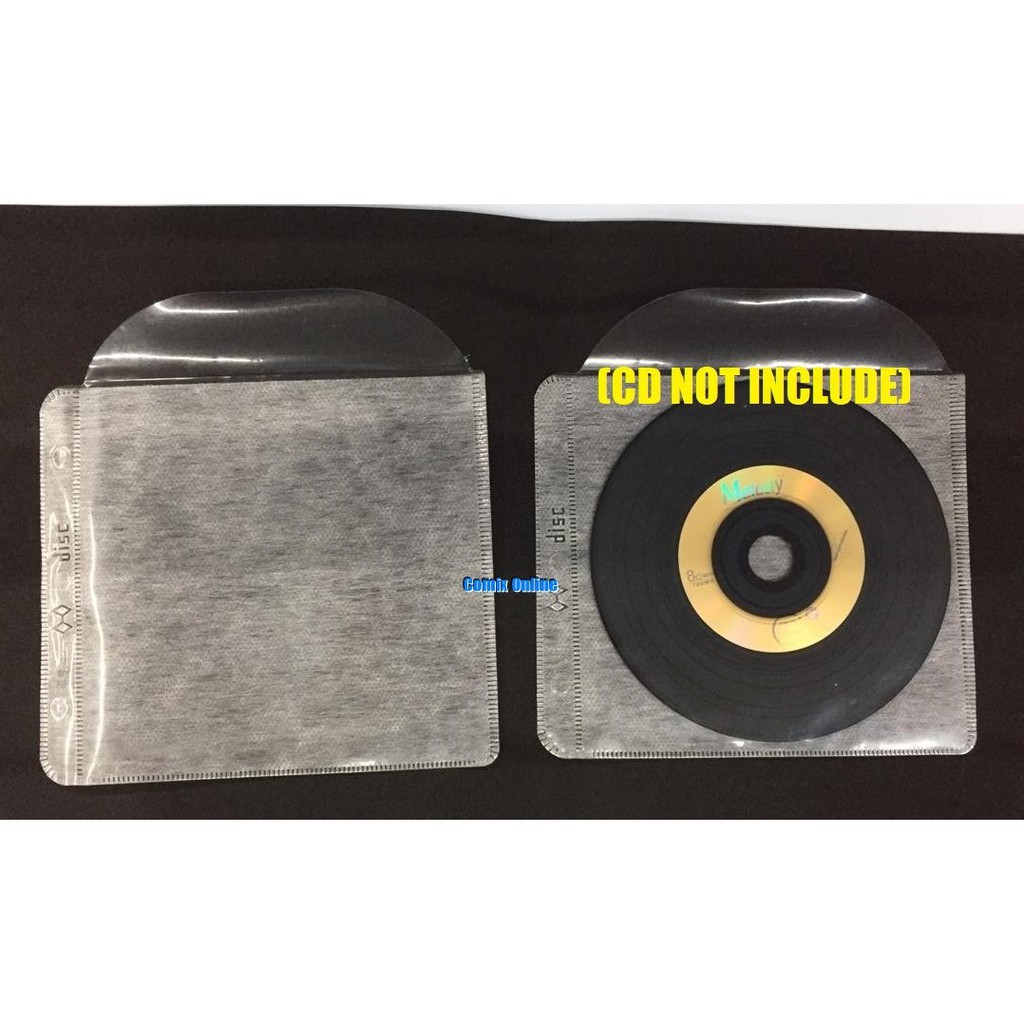 CD/VCD/DVD SLEEVE WITH COVER short (100 PCS/PACK) READY STOCK [🚚💨FAST ...