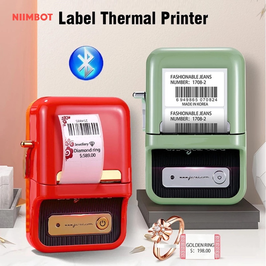 Niimbot B21 Vintage Label Printer Self-Adhesive Price Label Portable ...