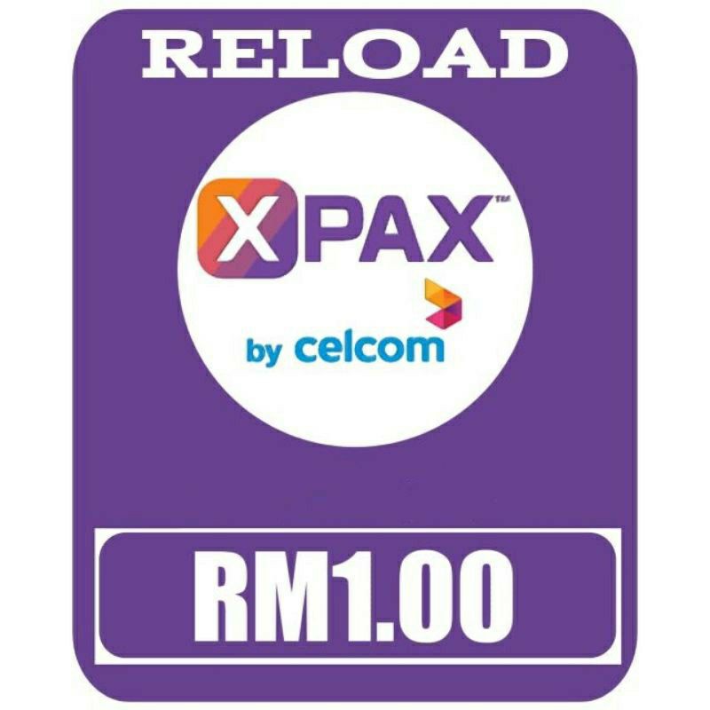 Topup CELCOM XPAX XOX ONEXOX Reload RM1 | Shopee Malaysia