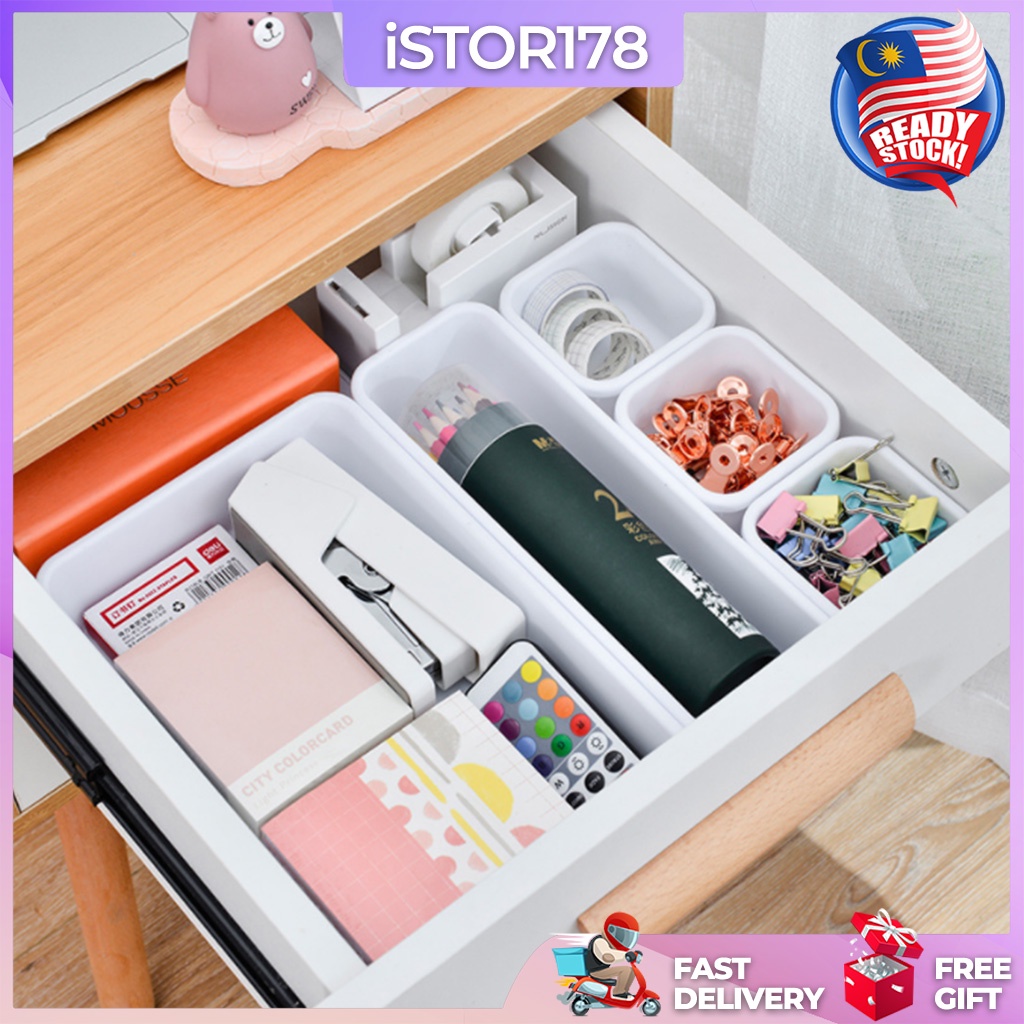 8 IN 1 MULTIFUNCTION DRAWER ORGANIZER SET/ DRAWER COMPARTMENT/ TRAY ...