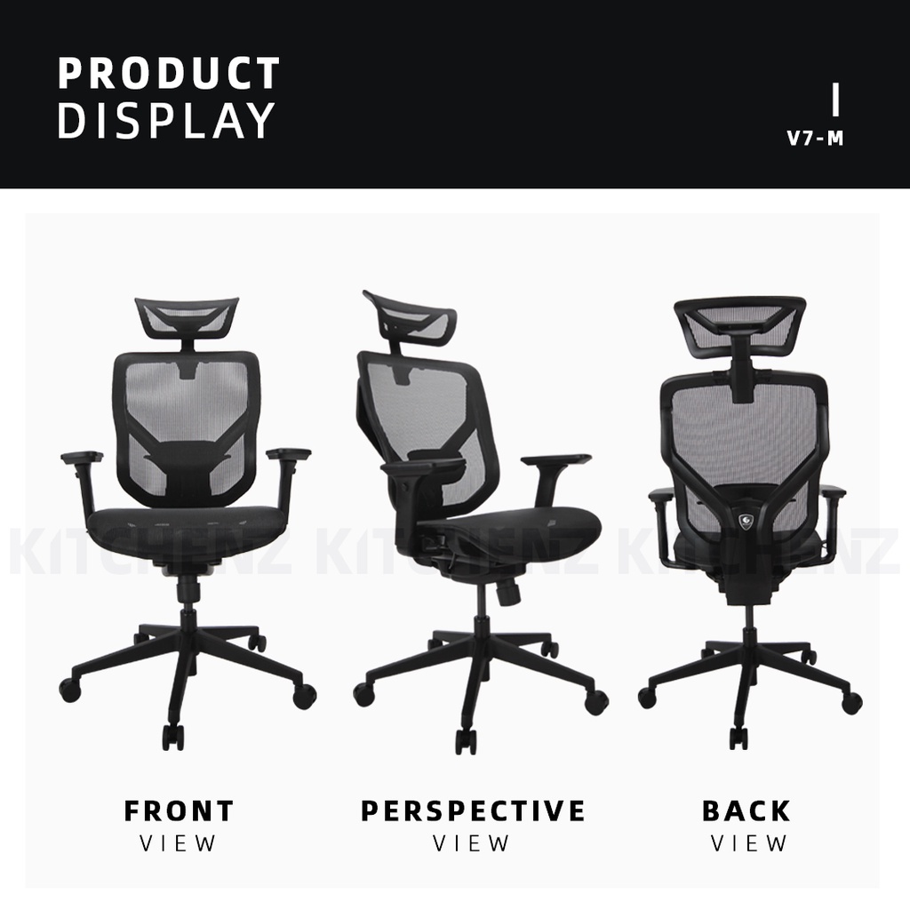 [FREE Shipping] GTChair VIDA-V7-X / Y Frame Ergonomic Office Chair ...