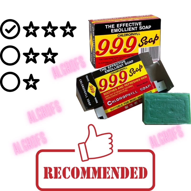Emollient Chlorophyll 999 Soap 90g Sabun Mandi / Body Bath Soap / 叶绿素香皂 ...