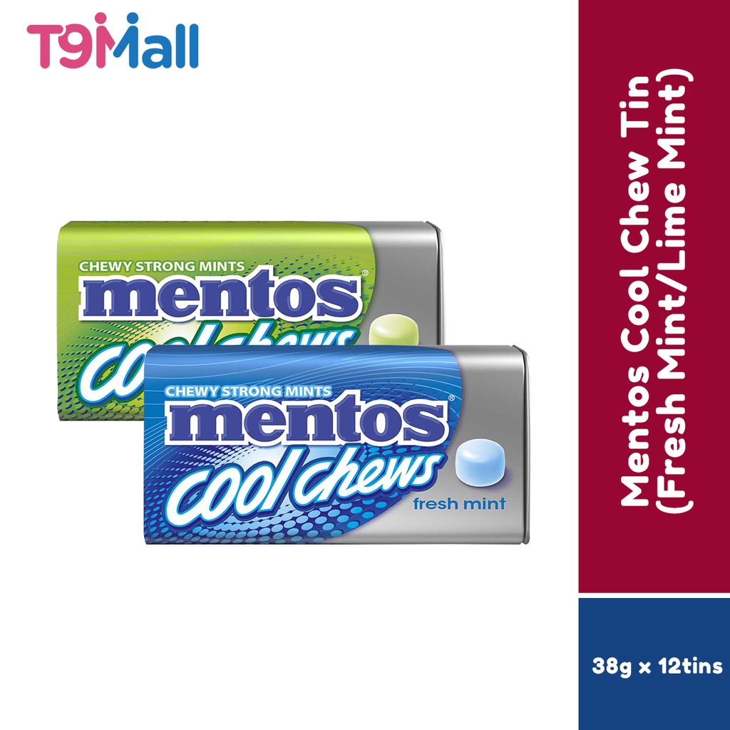 Mentos Cool Chew Tin 38g x 12tins | Shopee Malaysia