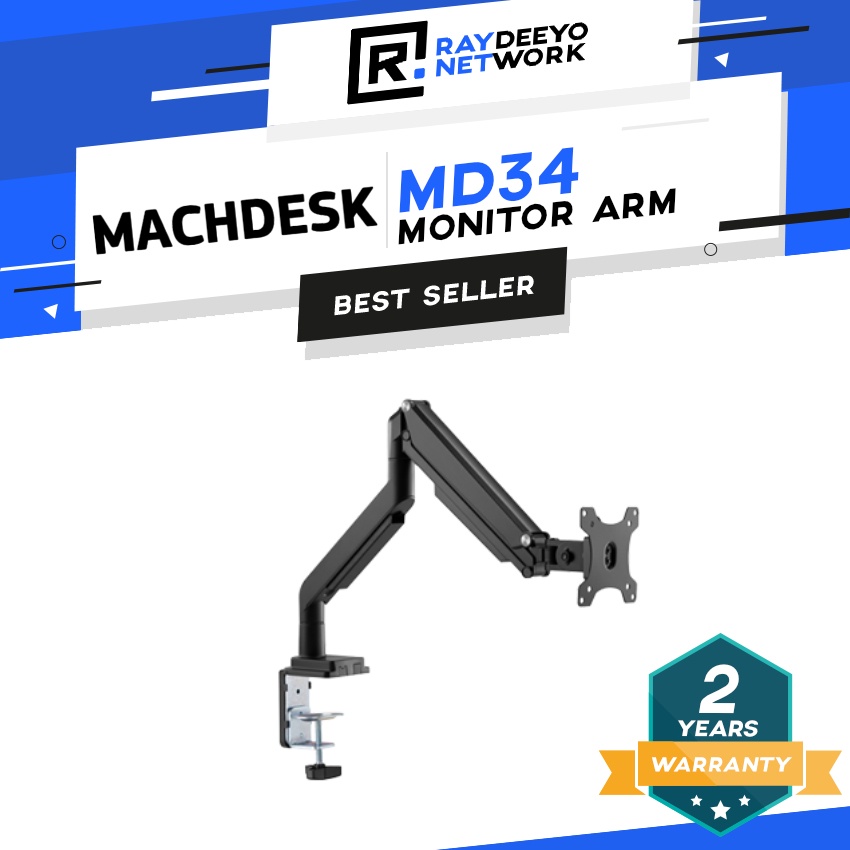 MachDesk MD34 / MD39 / MD49 Single & Dual Desktop Monitor Arm Holder ...