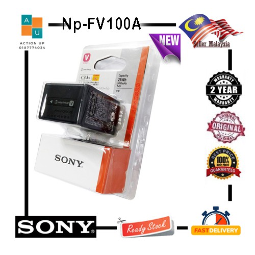 Sony NP-FV100A AXP35 DEV30 ax100 fv100 upgraded version of the original camera battery | Shopee ...