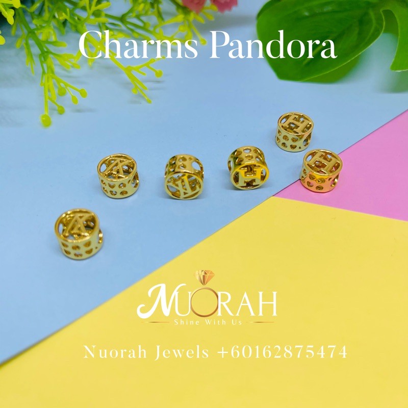 CHARM PANDORA 💥 EMAS KOREA • Eclusive Design | Shopee Malaysia