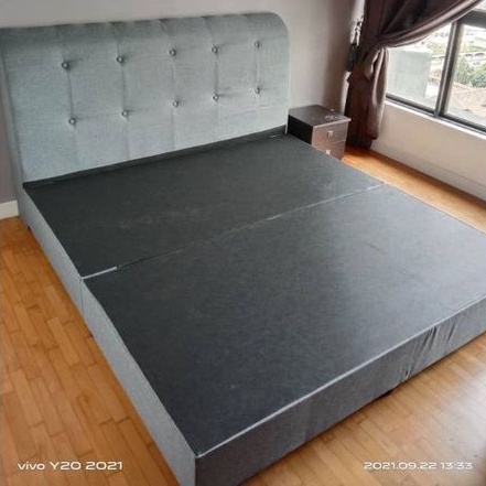 Katil Divan 6button direct kilang!! katil HOTEL/ Divan bed | Shopee ...