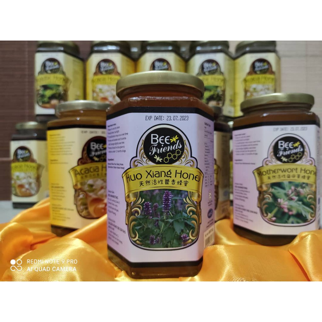 [Bee Friend's 蜜友] Natural Bee Honey 纯天然蜂蜜 - Huo Xiang Honey 天然活性藿香峰蜜 | Shopee Malaysia