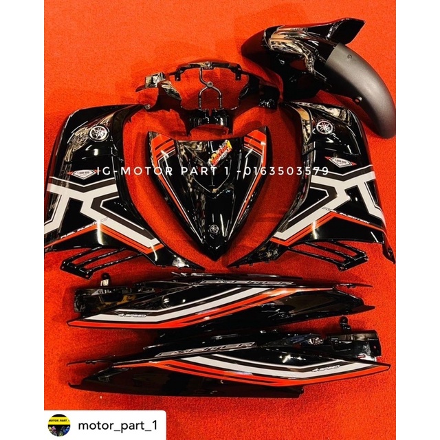 COVER SET LC 135 v2/V4/V6/V6/V7 ORIGINAL ABS MX KING VIETNAM 2022 ...