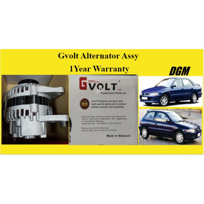 G-VOLT Proton Wira Satria Arena 1.3 1.5 Alternator Assy (100% New ...