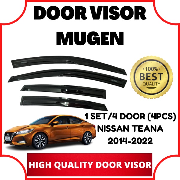 NISSAN TEANA L33 2014-2022 MUGEN DOOR VISOR AIR PRESS WINDOW DOOR VISOR | Shopee Malaysia