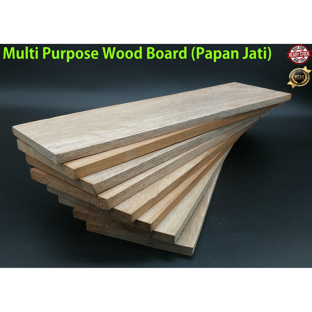 32CM(L) x 10CM(W) x 1CM(H) PAPAN JATI | MULTI PURPOSE WOOD BOARD ...