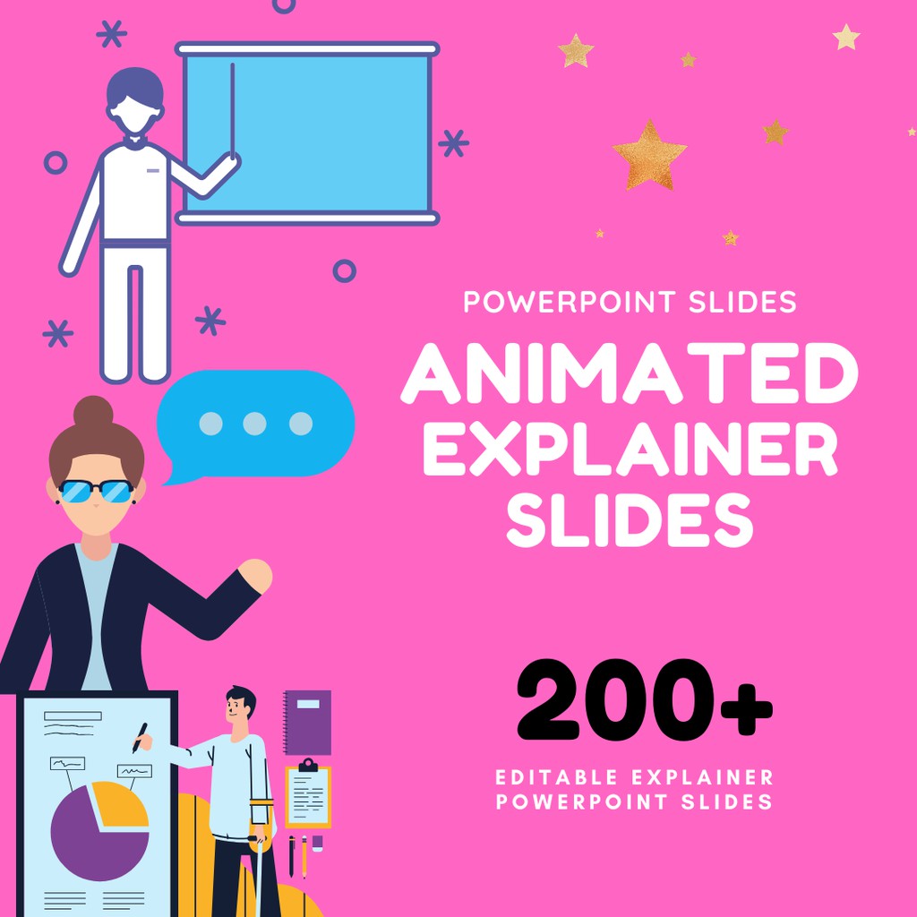 POWERPOINT 100% EXPLAINER SLIDES | Editable | Shopee Malaysia