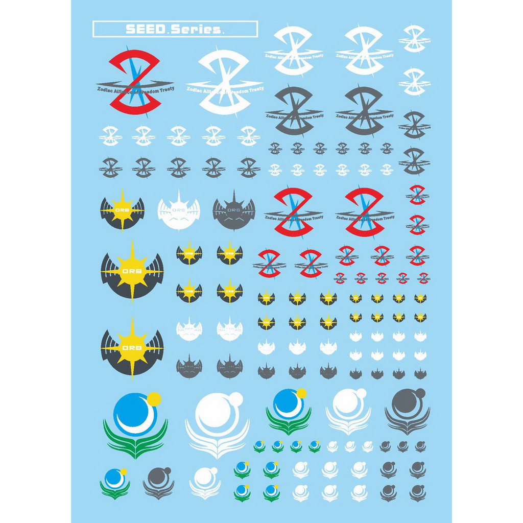 READY STOCK DALIN Waterslide Decal - 05-SEED Logo Mobile Suit Gundam ...