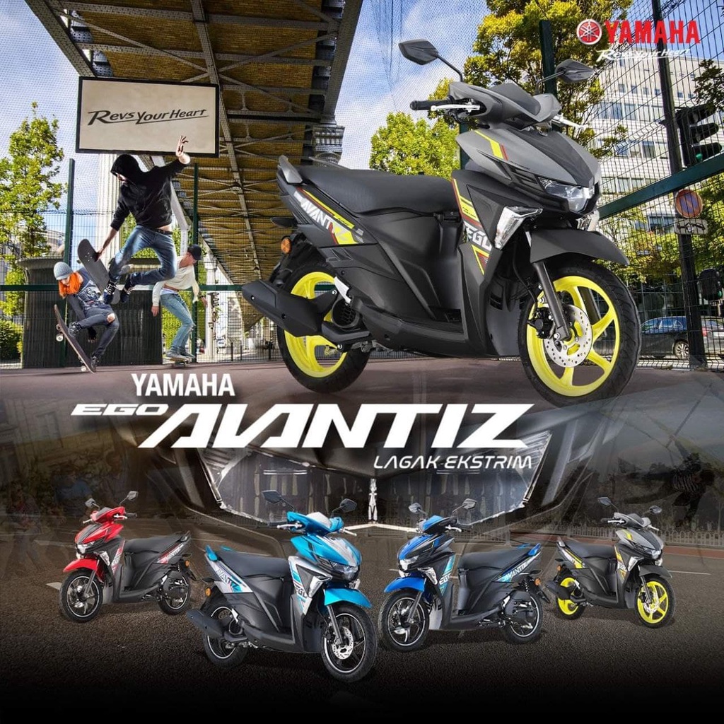 Yamaha Ego Avantiz V1 Body Cover Set Original HLY | Shopee Malaysia