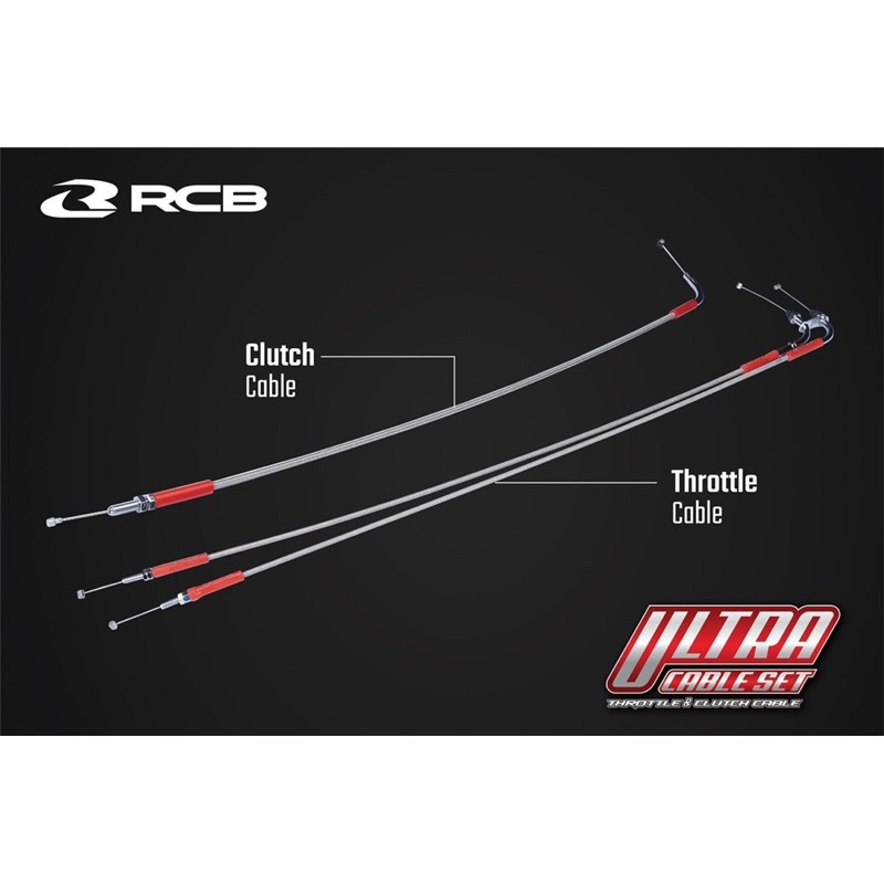RCB Racing Boy Ultra Clutch Cable Throttle Cable Set Y15 | Shopee Malaysia