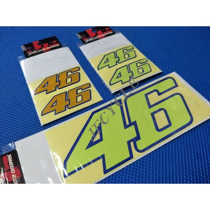 Sticker Rossi 46 Cutting (Jualan Langsung Pengilang) | Shopee Malaysia
