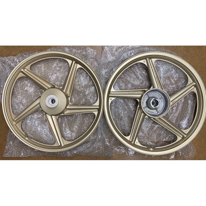 HONDA EX5 DREAM EX5 WAVE100 Rim(1 Set)- GOLD / BLACK (100% Original ...