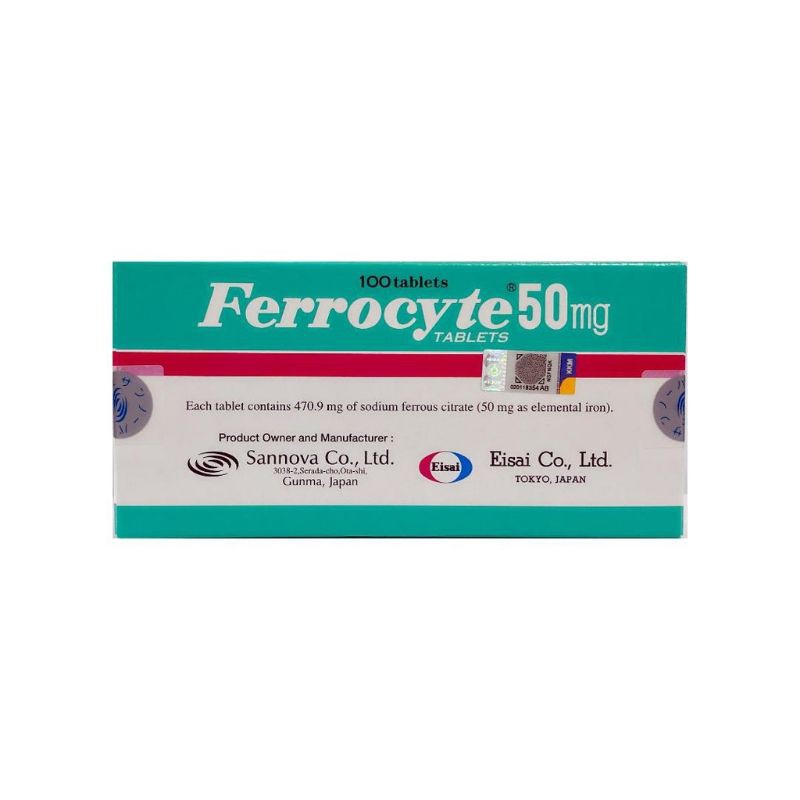 Ferrocyte 50mg 100's (Exp:03/2023) | Shopee Malaysia