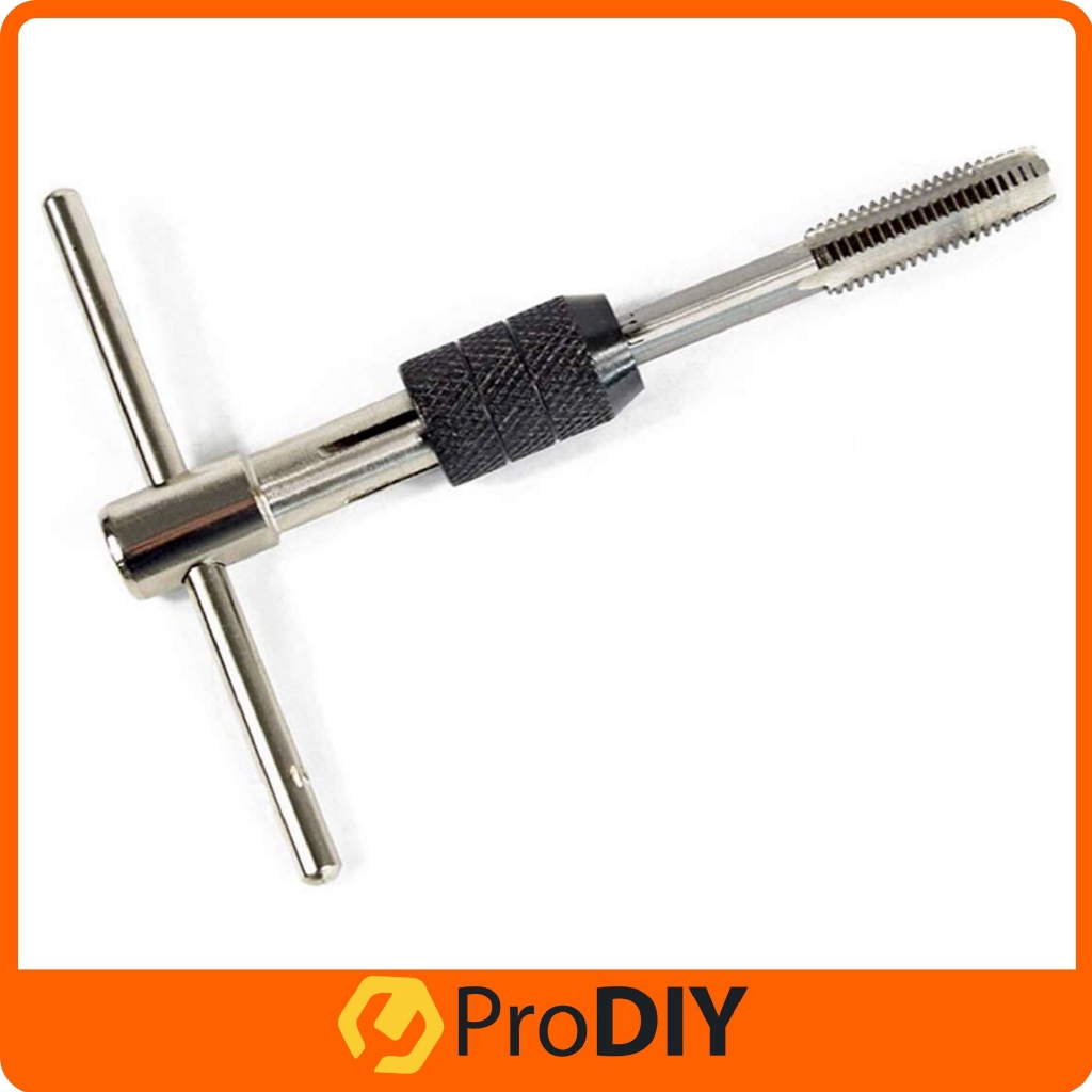 6PCS Set Screw Tap T-shaped Wrench Threading Tapping Hand Steel Metric ...