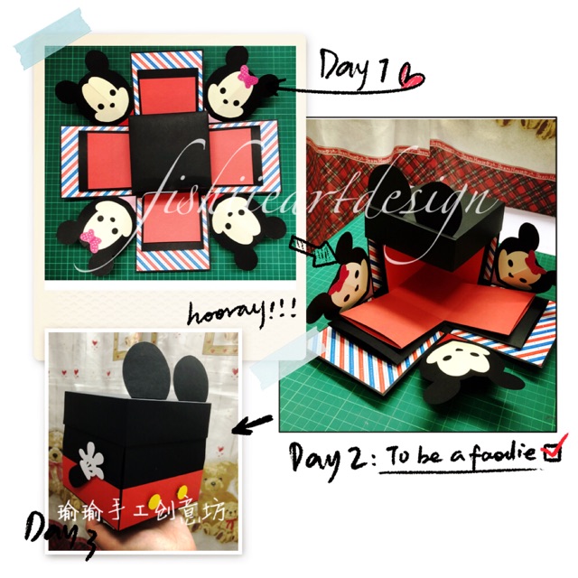 Mickey Explosion Box 米奇爆炸盒 100% HANDMADE | Shopee Malaysia