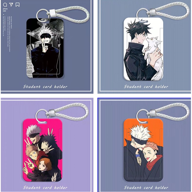Anime Jujutsu Kaisen Card Holder Itadori Yuji subway bus card student ...