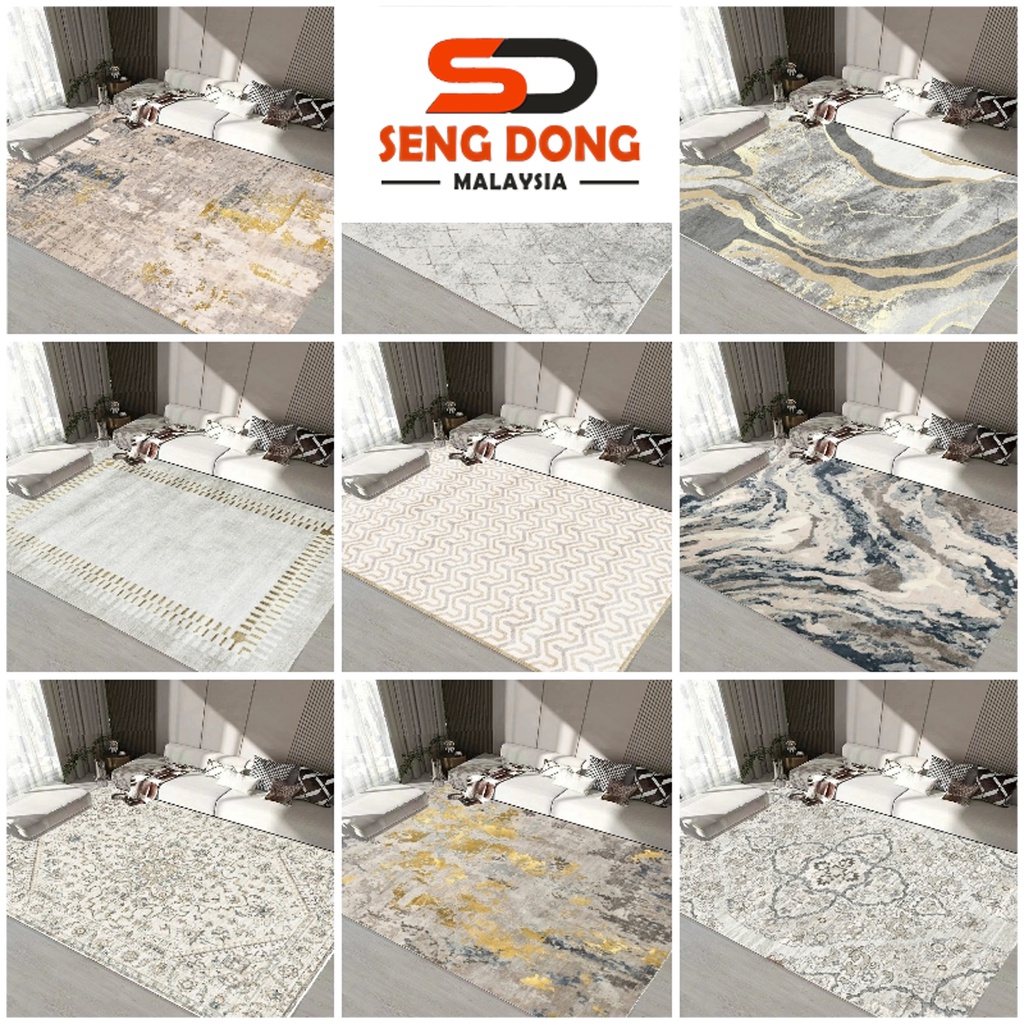 L (180*120cm) Crystal Velvet Carpet 5D / Floor mats / Rugs/ Carpets ...