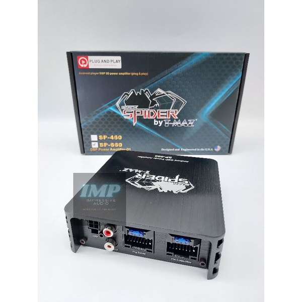 BLACK SPIDER ANDROID PLAYER DSP POWER AMPLIFIER(PLUG N PLAY) | Shopee ...