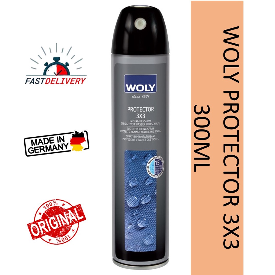 WOLY 3X3 Water Protector Spray 300ML - Made In Netherland | Shopee Malaysia