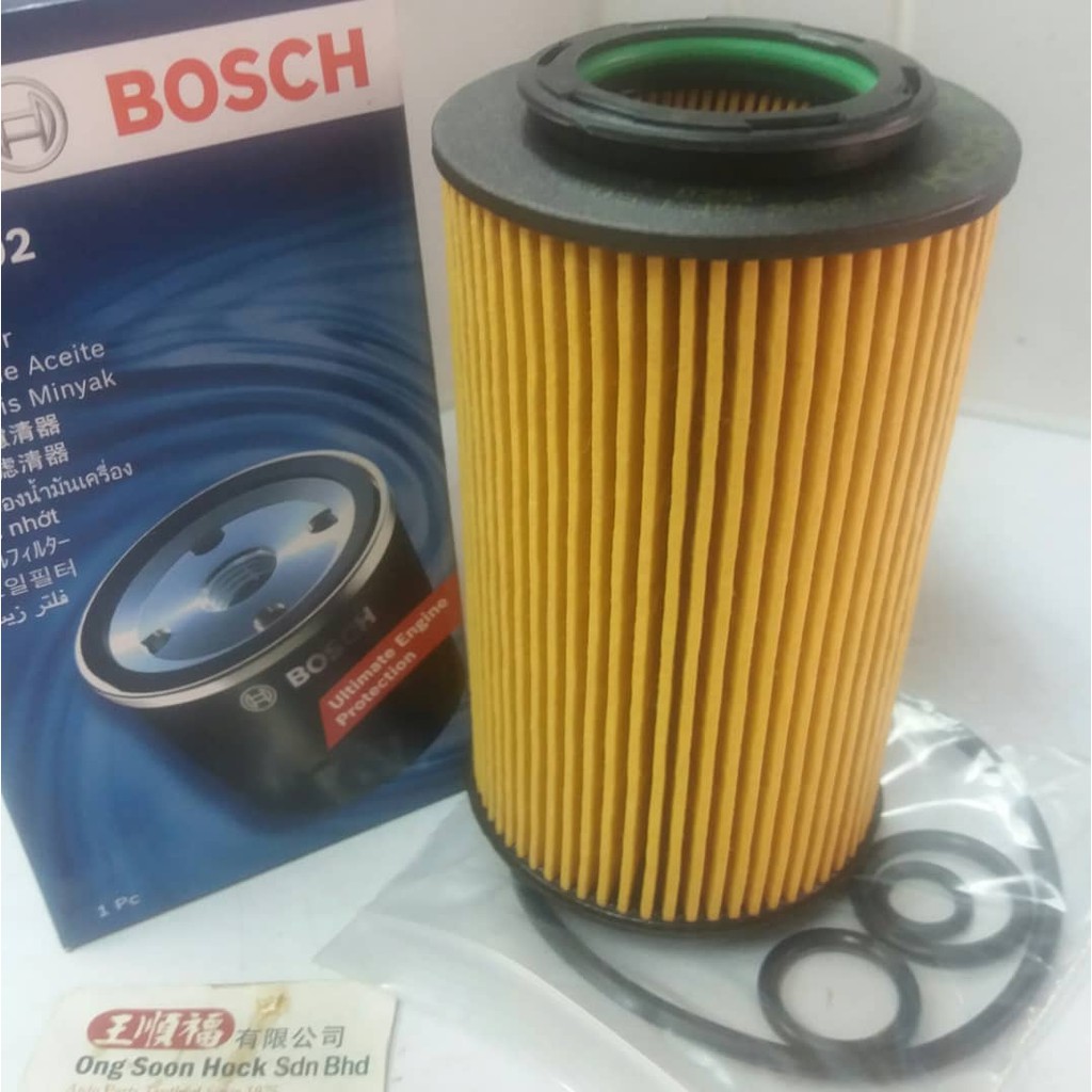 1-2 pcs Mercedes M112 M113 M272 Oil Filter Hengst E11HD155 Bosch 0986 ...