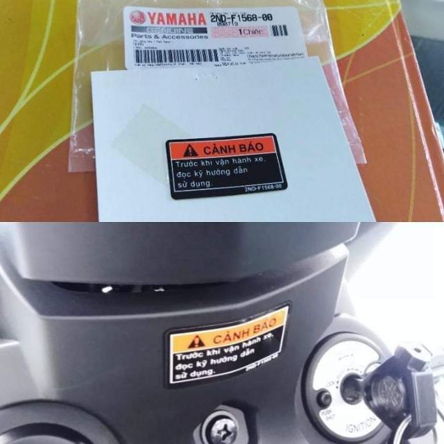 Stiker warning exciter label warning exciter vietnam | Shopee Malaysia