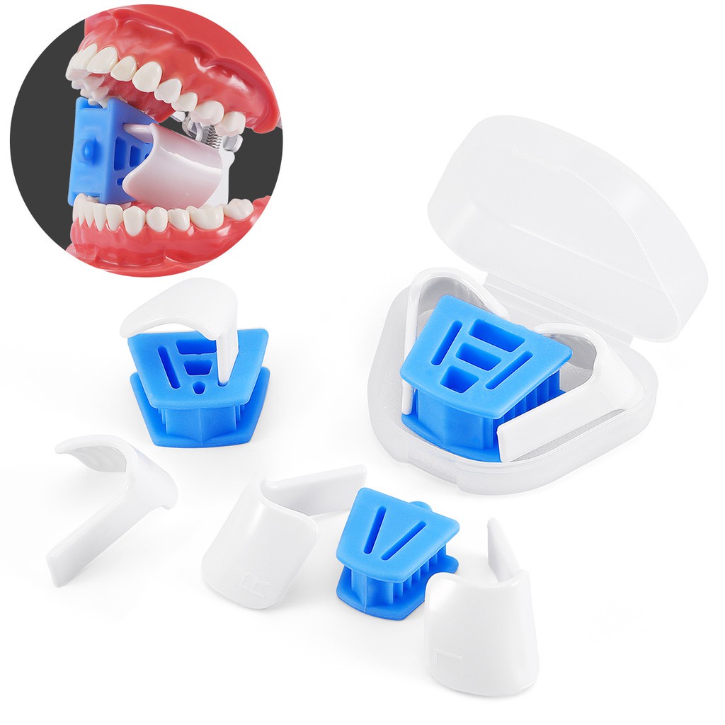 Dental Bite Block With Tongue Baffles Tongue Support Holding Mouth Prop ...