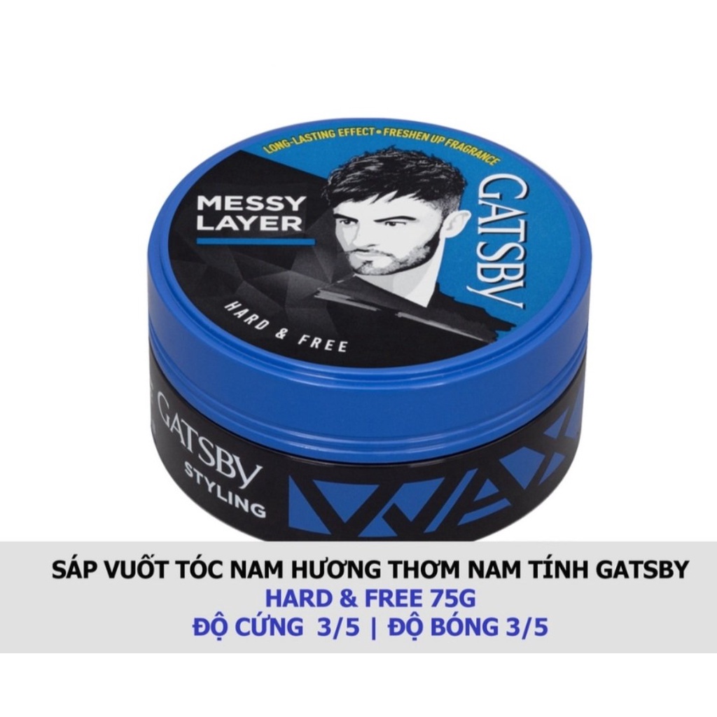 Gatsby Ultimate Shaggy styling wax hair 75g | Rambut lilin penggayaan ...