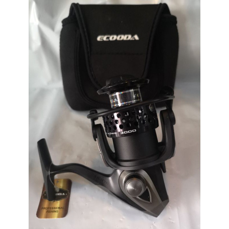 ECOODA BLACK HAWK 3000 FISHING REEL 😀 | Shopee Malaysia
