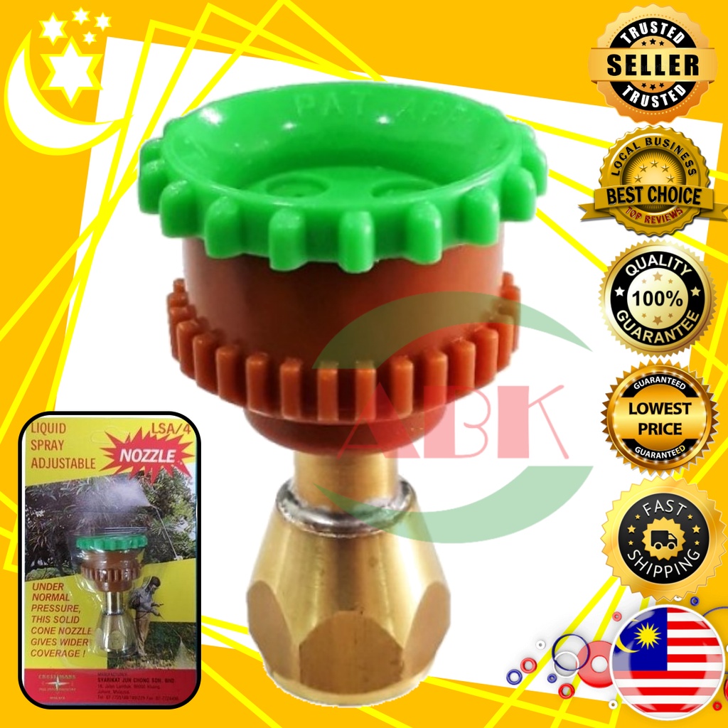 KNAPSACK SPRAYER - LSA/4 NOZZLE 4 HOLE FOR KNAPSACK SPARYER | Shopee ...