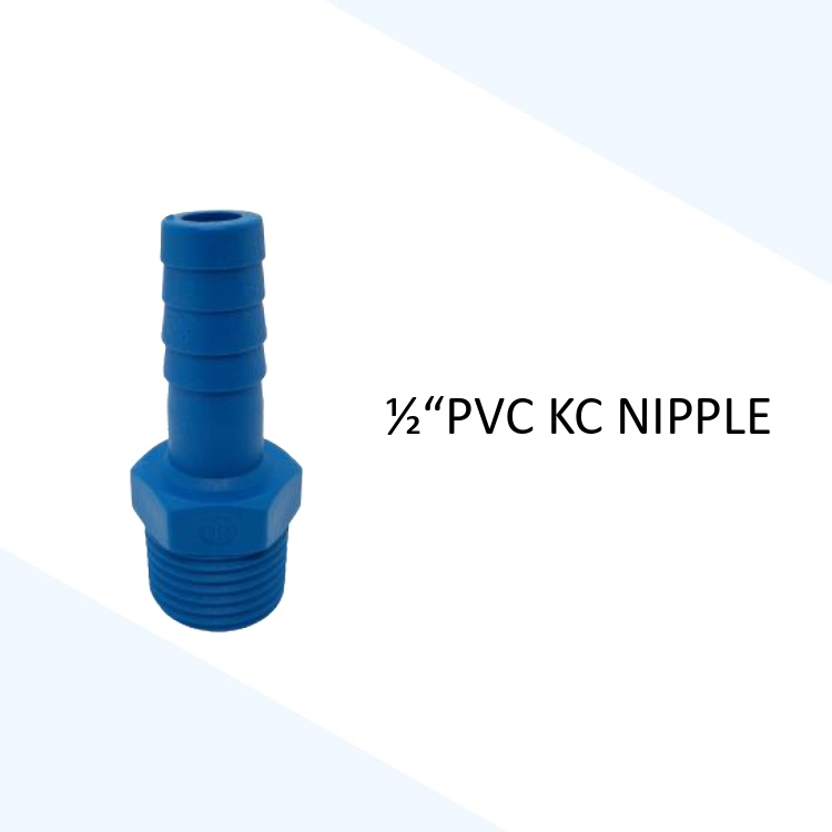 PVC KC Nipple / Hose Nipple / Pipe Fittings / Connector Joint ( Blue Color ) | Shopee Malaysia
