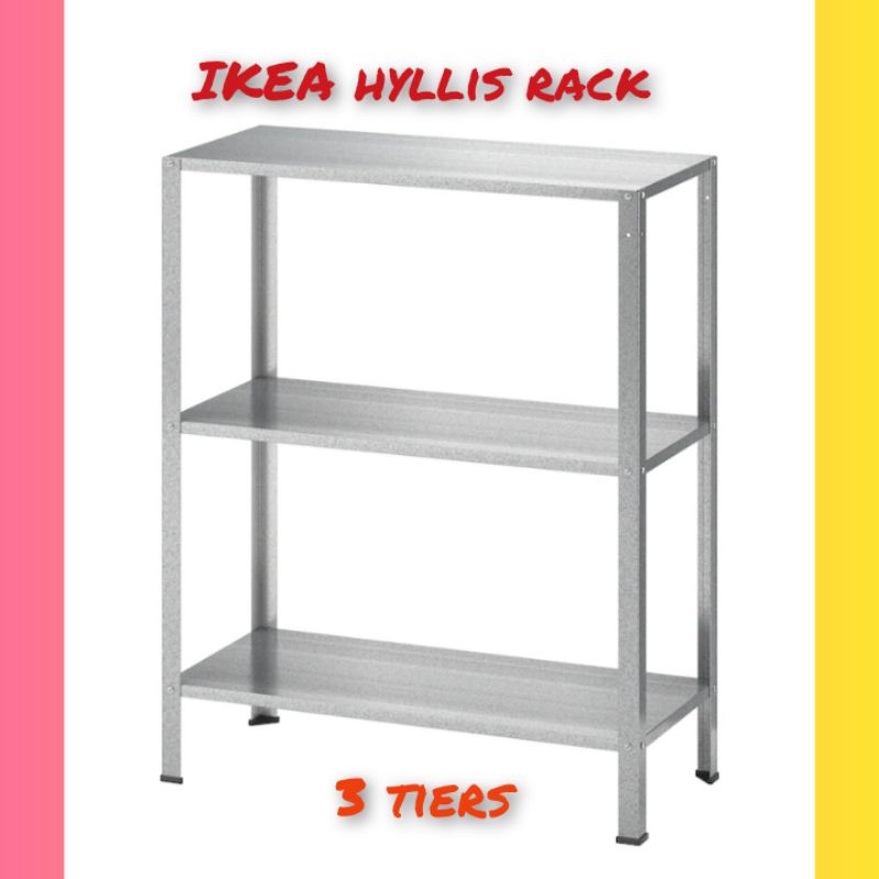 Original IKEA Hyllis rack 3 tiers. | Shopee Malaysia