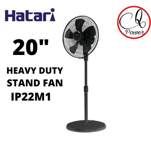 Hatari Industrial Stand Fan (18"/20/"22" ) IP18M1/IP20M1/IP22M1 ...