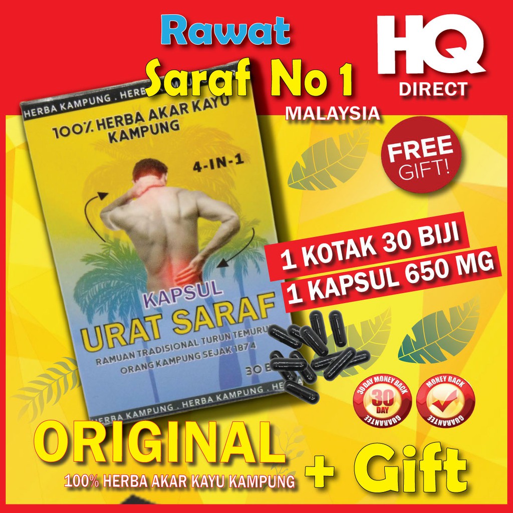 Ubat Saraf, Penawar Gout, Sakit Sendi , Sakit Kaki, Slip Disc, Joint ...