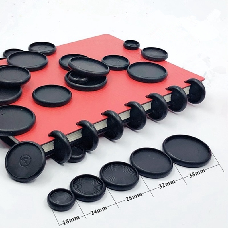 100PCS Classic Disc Binder for Discbound Notebooks or Planner 18mm/24mm ...