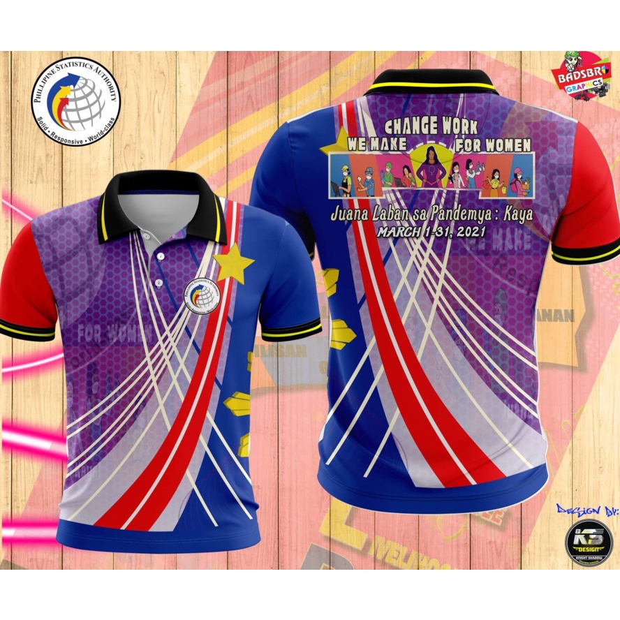 DepEd Full Sublimation Polo Shirt 02 | Shopee Malaysia