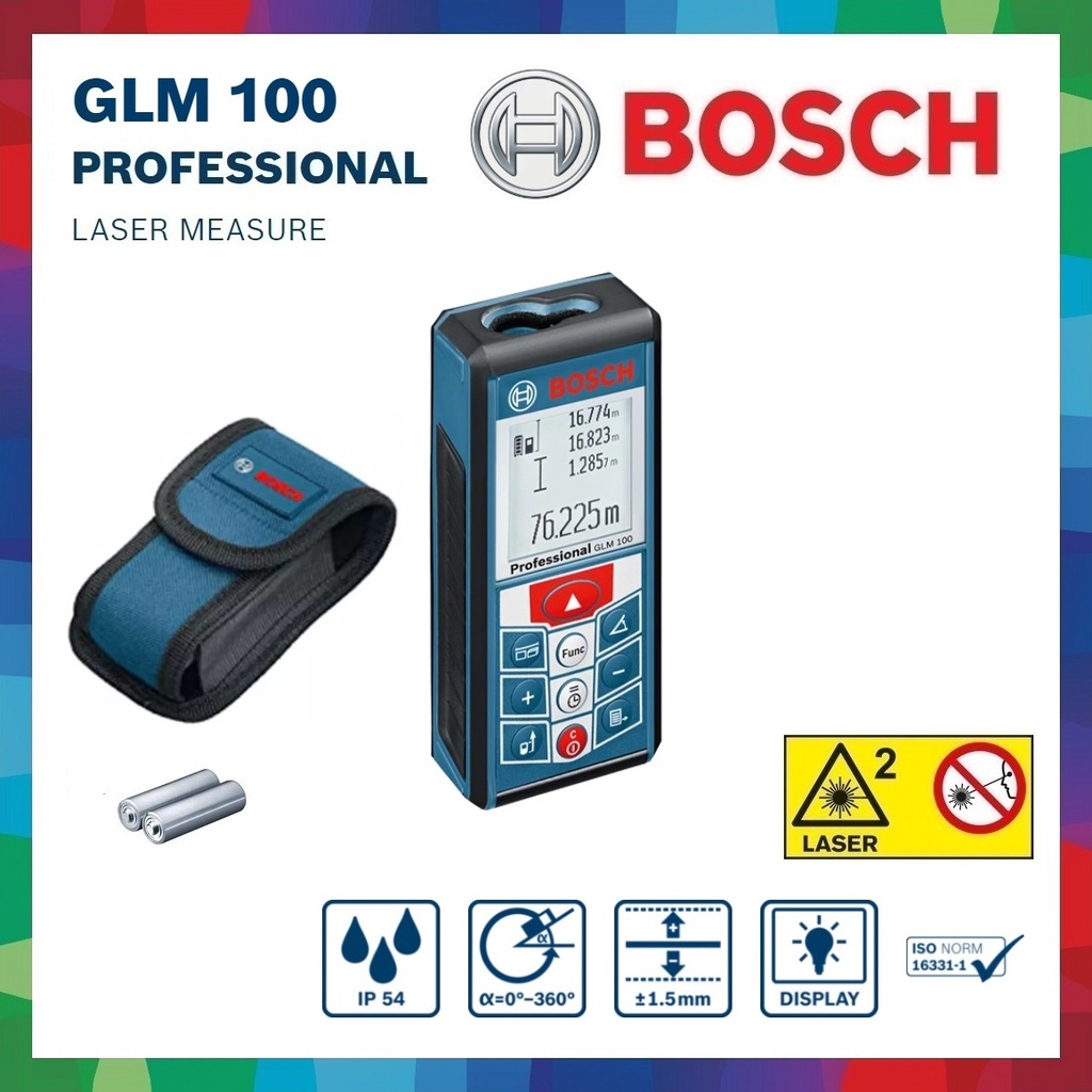 BOSCH Laser Range finder / Laser Measure GLM 40-12 , GLM 50-23G , GLM ...
