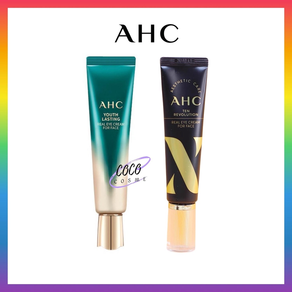 AHC Youth Lasting | Ten Revolution Real eye Cream For Face (12ml | 30ml) | Shopee Malaysia
